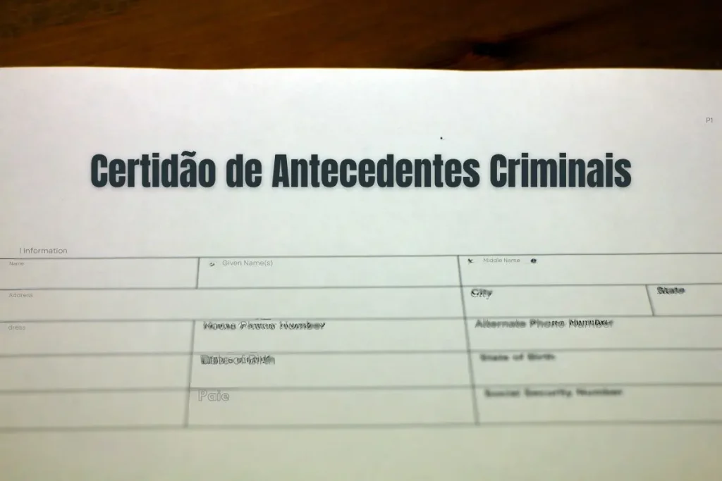 Certidão de Antecedentes Criminais